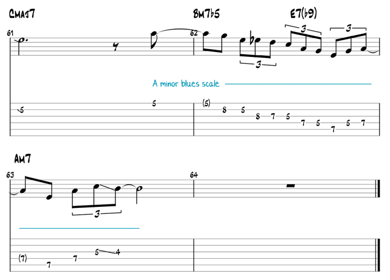 Summertime Melody & Solo Study for Jazz Guitar