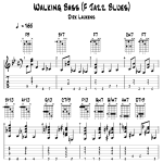 Walking Bass Lines for Jazz Guitar (Jazz Blues in F)